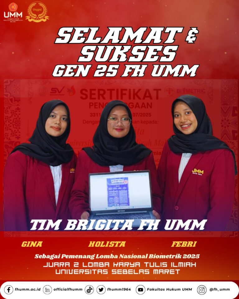 Home - Fakultas Hukum UMM